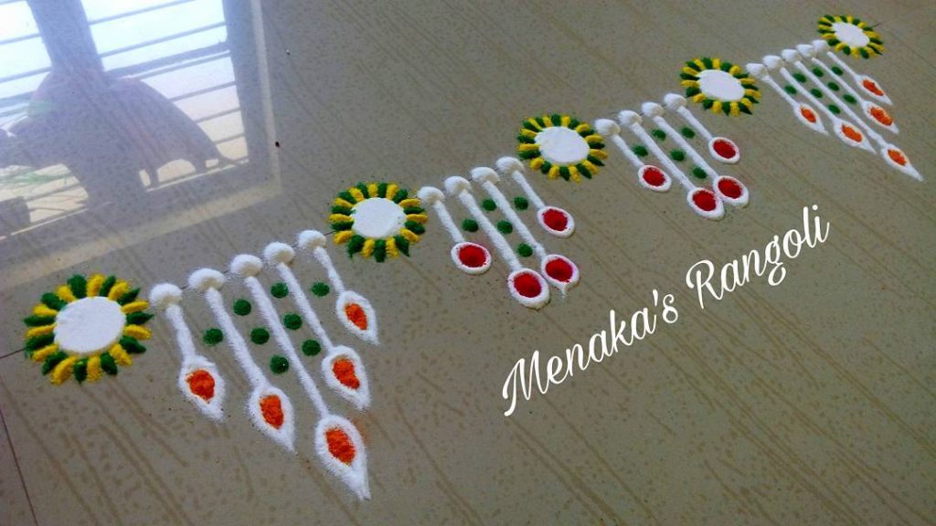 100+ Easy Door Border Rangoli Designs