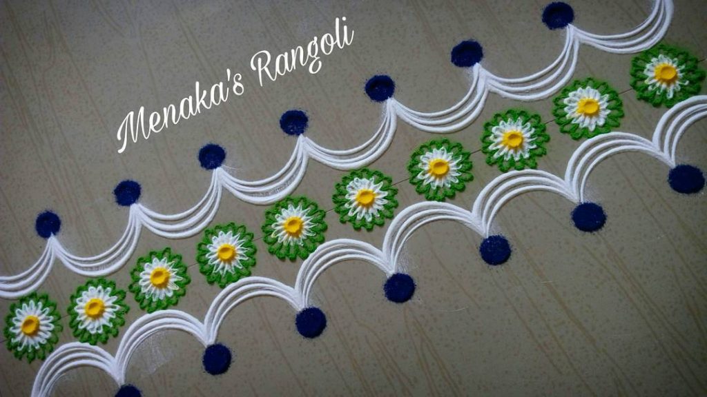 100+ Easy Door Border Rangoli Designs