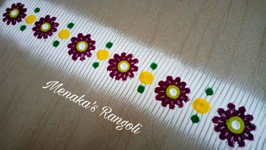 100+ Easy Door Border Rangoli Designs