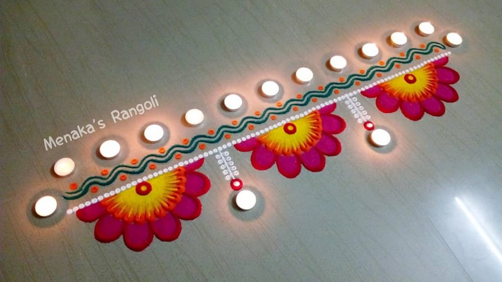 100+ Easy Door Border Rangoli Designs