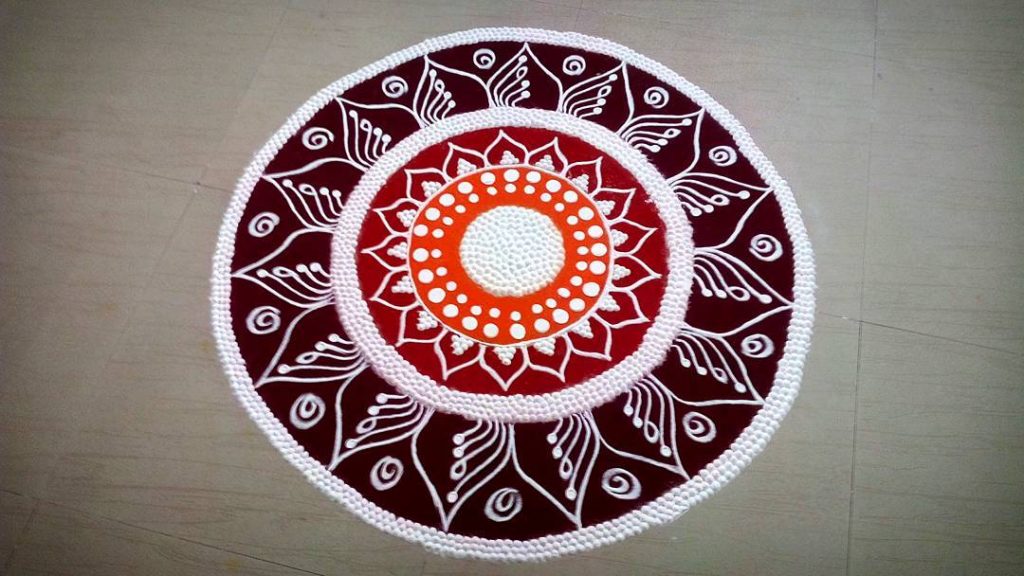 Simple Rangoli Designs for Home | Easy Rangoli Design | Small Rangoli ...