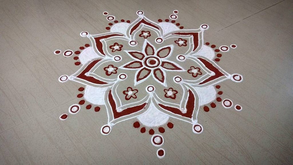 Simple Rangoli Designs for Home | Easy Rangoli Design | Small Rangoli ...