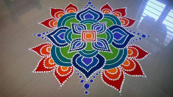 Simple Rangoli Designs for Home | Easy Rangoli Design | Small Rangoli ...