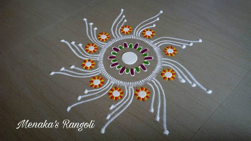 Simple Rangoli Designs for Home | Easy Rangoli Design | Small Rangoli ...