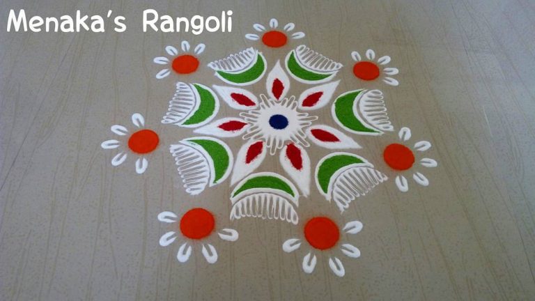 Simple Rangoli Designs for Home | Easy Rangoli Design | Small Rangoli ...