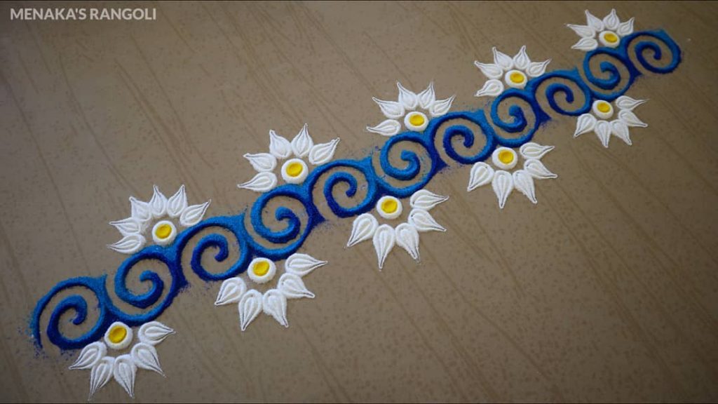 100+ Easy Door Border Rangoli Designs
