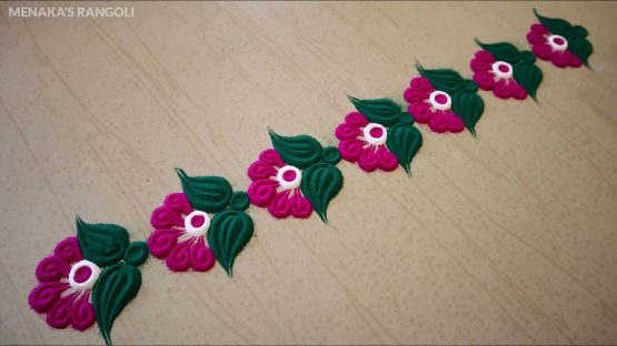 100+ Easy Door Border Rangoli Designs