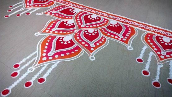 100+ Easy Door Border Rangoli Designs