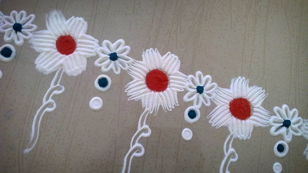 100+ Easy Door Border Rangoli Designs