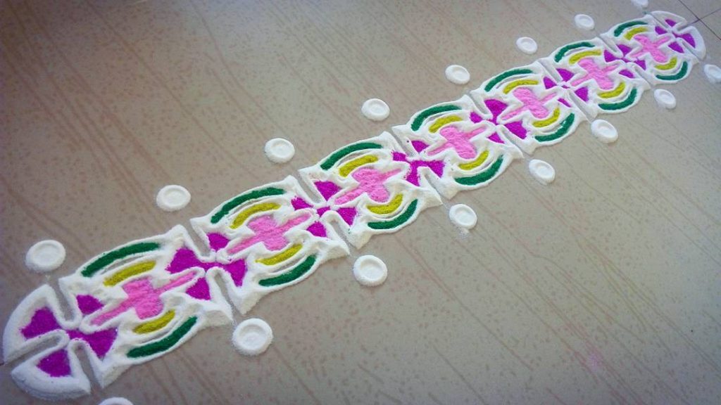 100+ Easy Door Border Rangoli Designs
