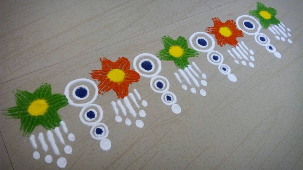 100+ Easy Door Border Rangoli Designs