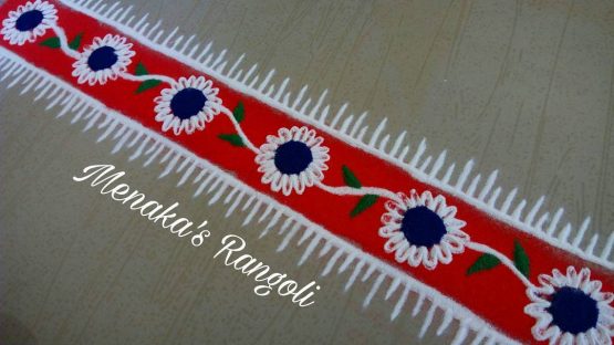 100+ Easy Door Border Rangoli Designs