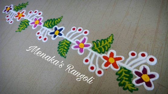 100+ Easy Door Border Rangoli Designs