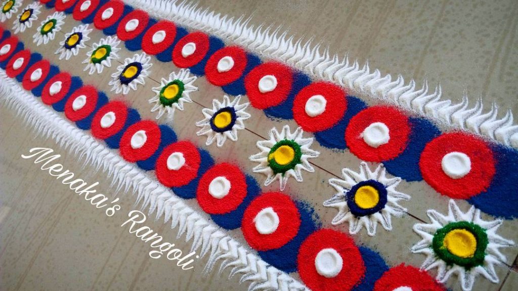 100+ Easy Door Border Rangoli Designs