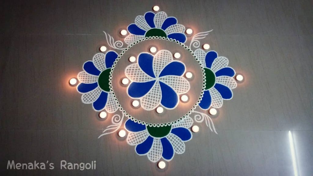 Simple Rangoli Designs for Home | Easy Rangoli Design | Small Rangoli ...
