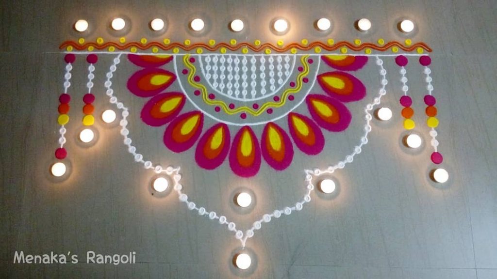Simple Rangoli Designs for Home | Easy Rangoli Design | Small Rangoli ...