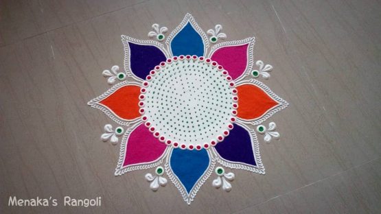 Simple Rangoli Designs for Home | Easy Rangoli Design | Small Rangoli ...