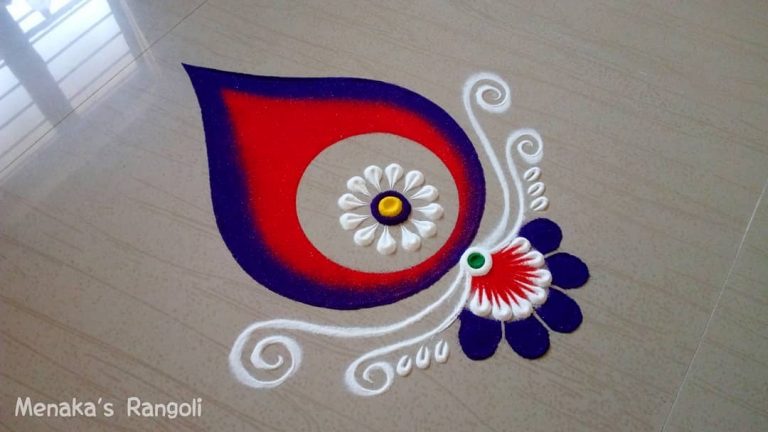 Simple Rangoli Designs for Home | Easy Rangoli Design | Small Rangoli ...