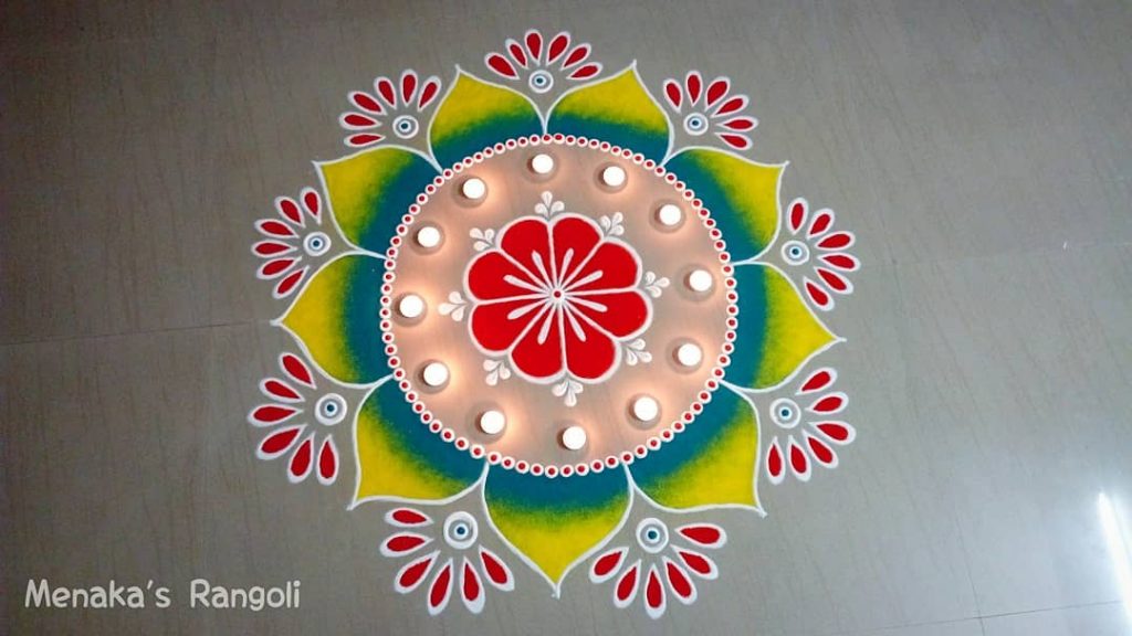 Simple Rangoli Designs for Home | Easy Rangoli Design | Small Rangoli ...