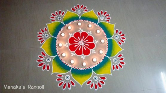Simple Rangoli Designs for Home | Easy Rangoli Design | Small Rangoli ...