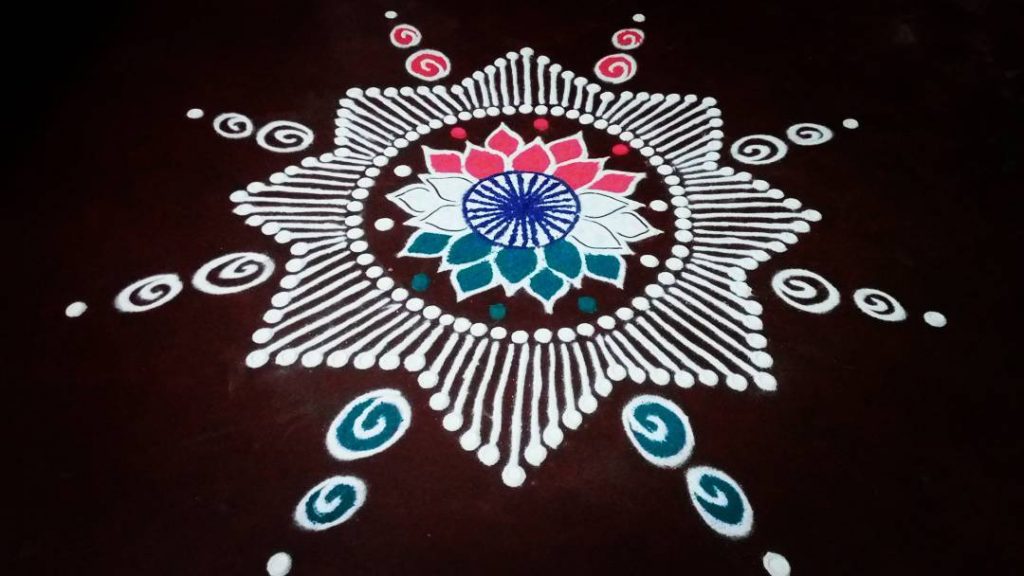 Simple Rangoli Designs for Home | Easy Rangoli Design | Small Rangoli ...