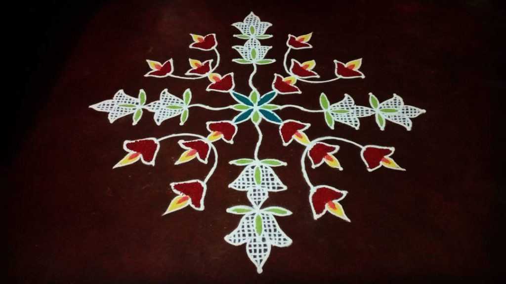 Simple Rangoli Designs for Home | Easy Rangoli Design | Small Rangoli ...