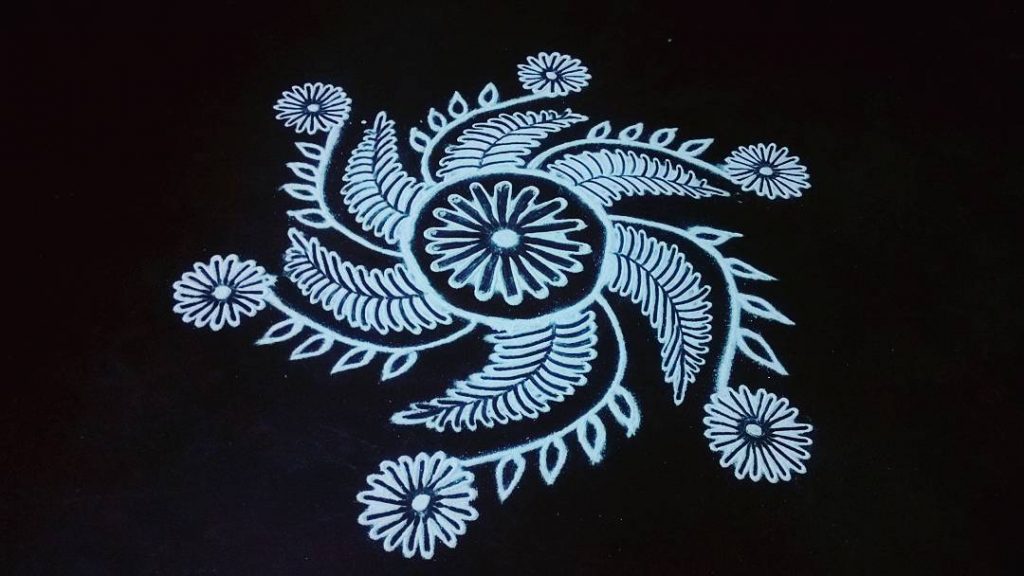 Simple Rangoli Designs for Home | Easy Rangoli Design | Small Rangoli ...