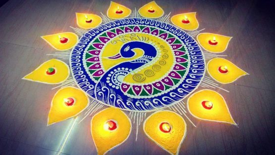 Simple Rangoli Designs for Home | Easy Rangoli Design | Small Rangoli ...