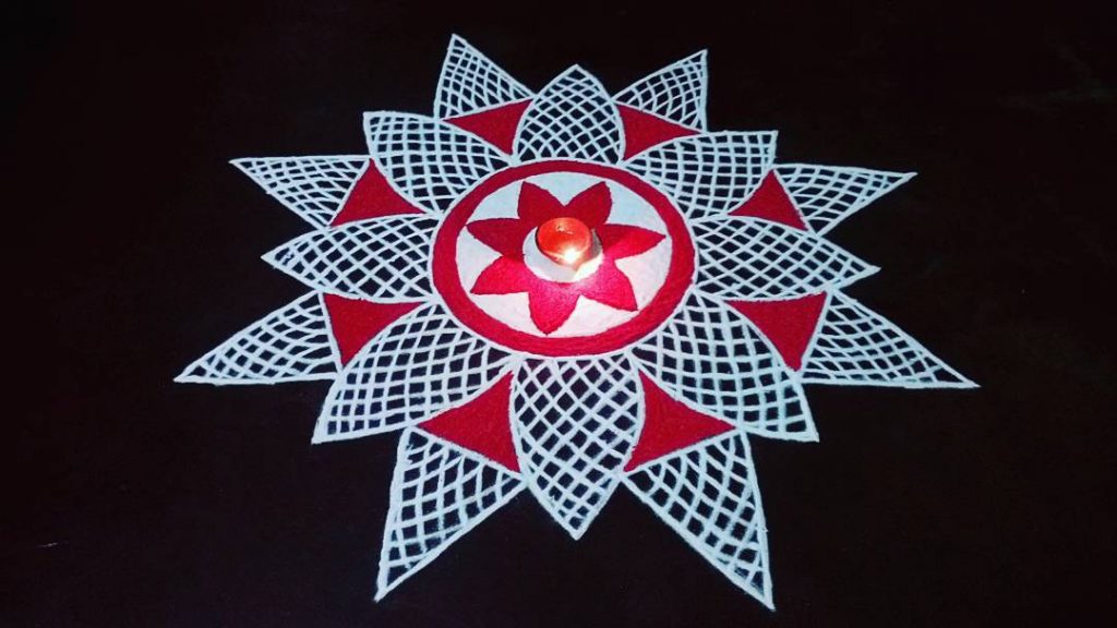 Simple Rangoli Designs for Home | Easy Rangoli Design | Small Rangoli ...