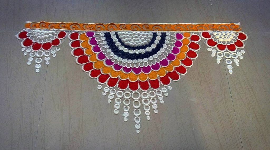 Simple Rangoli Designs for Home | Easy Rangoli Design | Small Rangoli ...
