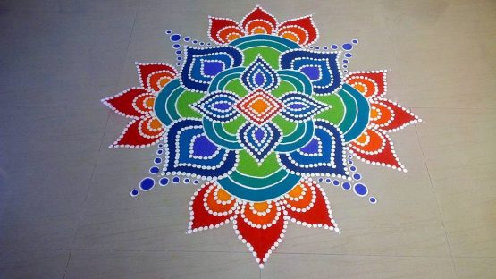 Simple Rangoli Designs for Home | Easy Rangoli Design | Small Rangoli ...