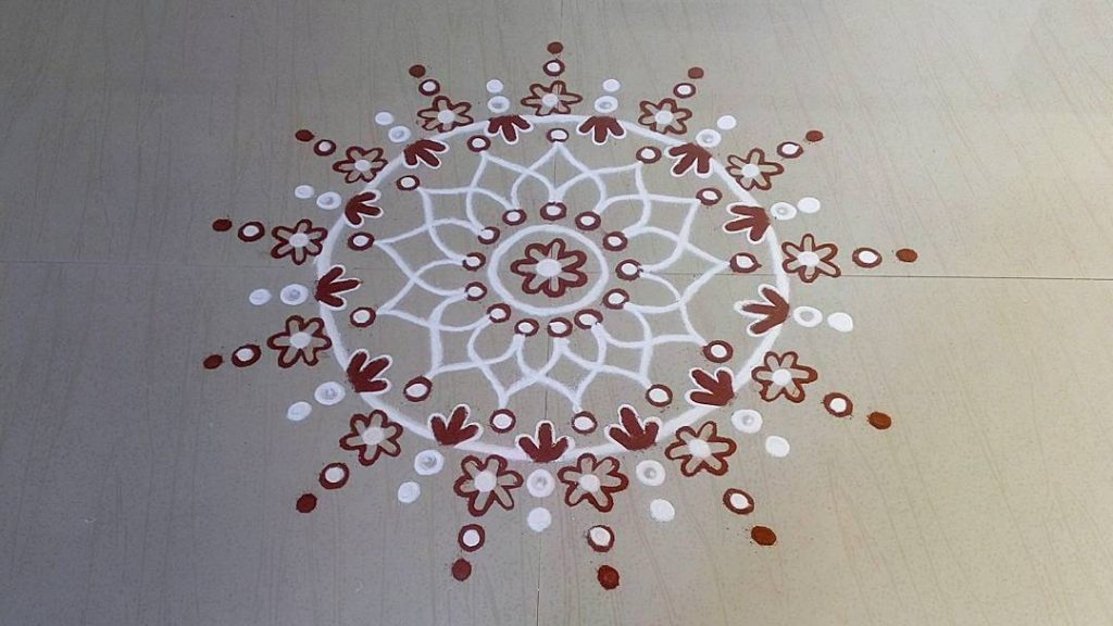 Simple Rangoli Designs for Home | Easy Rangoli Design | Small Rangoli ...